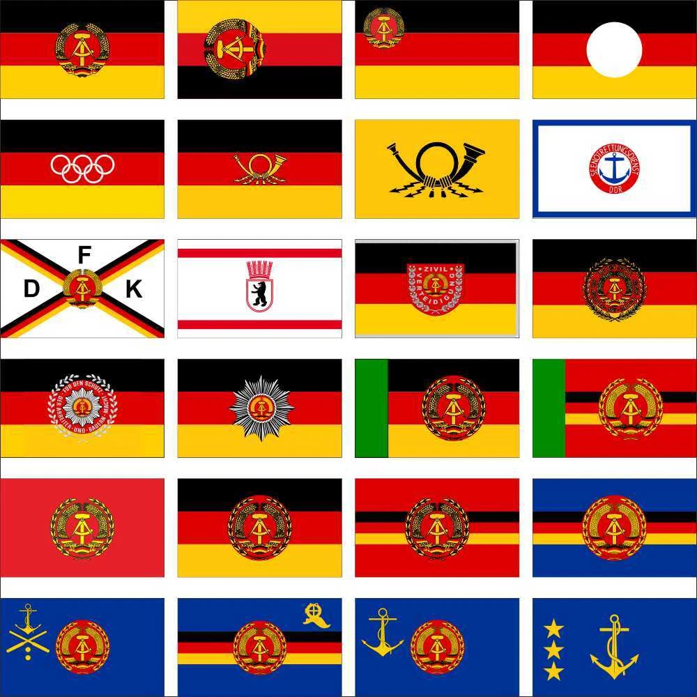 Color Flag Of East Berlin