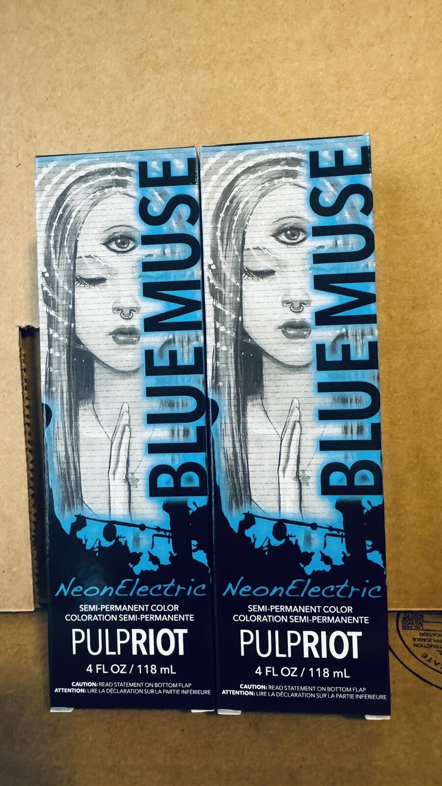 Pulp Riot BLUEMUSE (Neon Blue) SemiPermanent Direct HairColor 4oz- SET ...