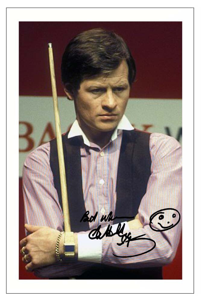 ALEX HIGGINS Signed Autograph PHOTO Fan Gift Signature Print World ...