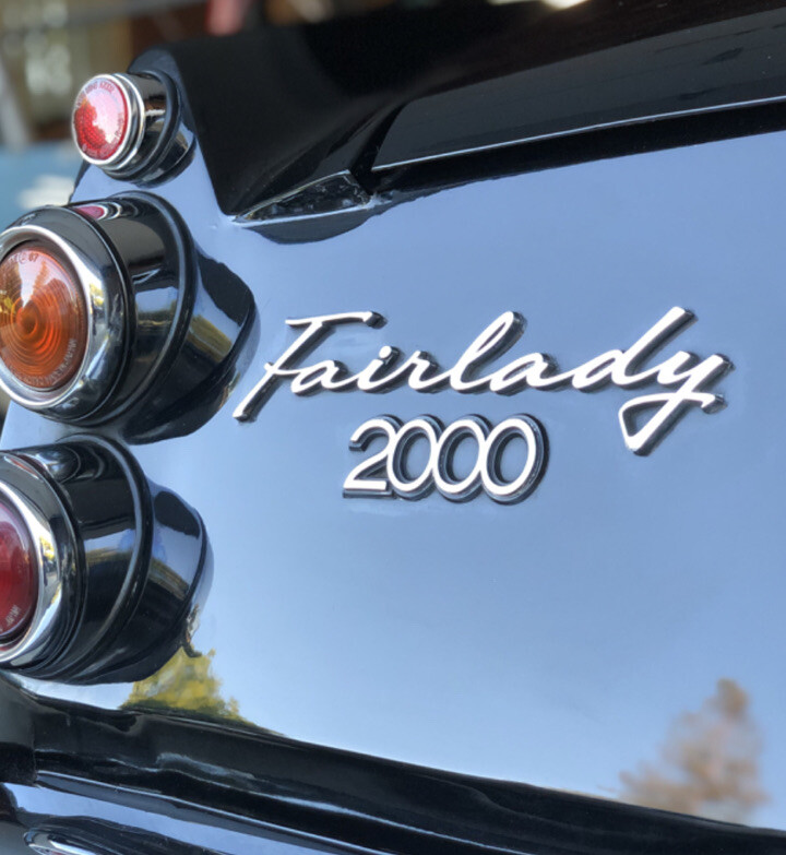 1 Rear DATSUN roadster “Fairlady” Cursive Emblem. | eBay