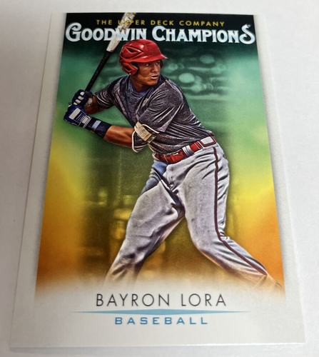 2021 Upper Deck Goodwin Champions #49 Bayron Lora (Texas Rangers) | eBay