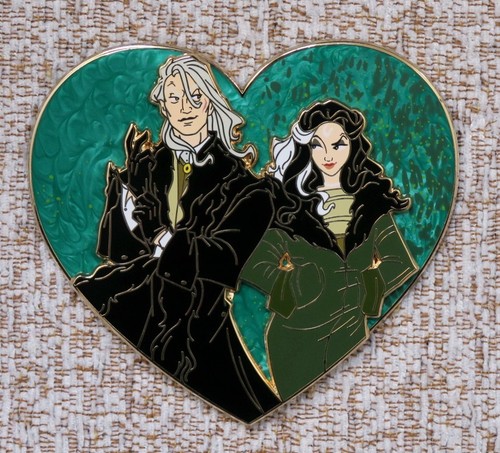 HARRY POTTER FANTASY PIN LUCIUS & NARCISSA MALFOY HEART TOOBUSYTOCARE ...