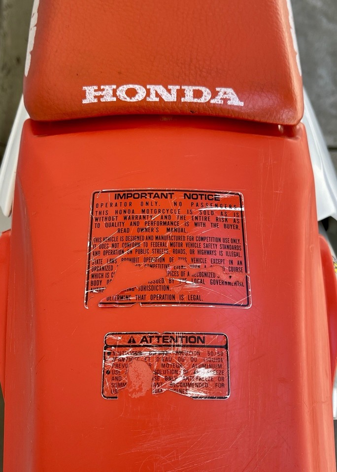 1991 HONDA CR500 CR 500 MX DIRT BIKE 500 MOTOCROSS RARE! CR YZ RM MX VMX | eBay