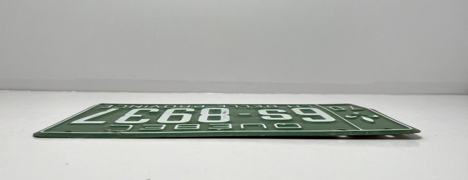 1970 QUEBEC LICENSE PLATE /6S 8937/ QUEBEC LICENSE PLATE 1970 | eBay