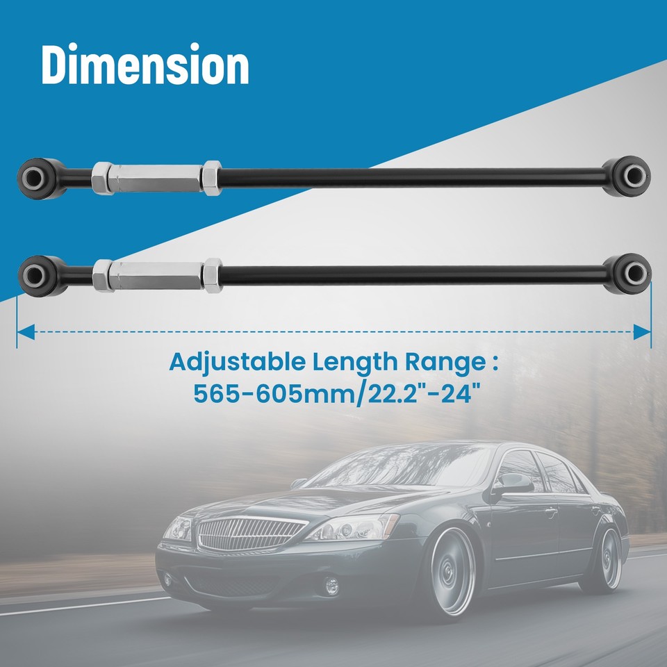 6pcs Suspension Rear Trailing Arms Lateral Links for Chevy Impala Olds ...