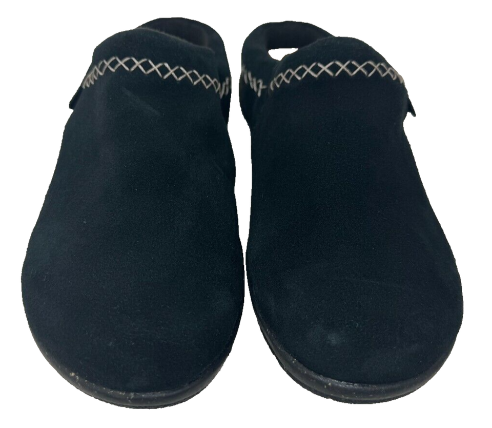 Clarks Women's Roseville Echo Slip On Comfort Casual Clogs Black Size:7 ...