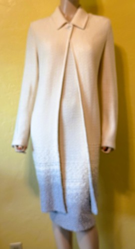 Excellent St John Couture Dress & Topper ~ Duster ~ Jacket Suit sz 12 ...