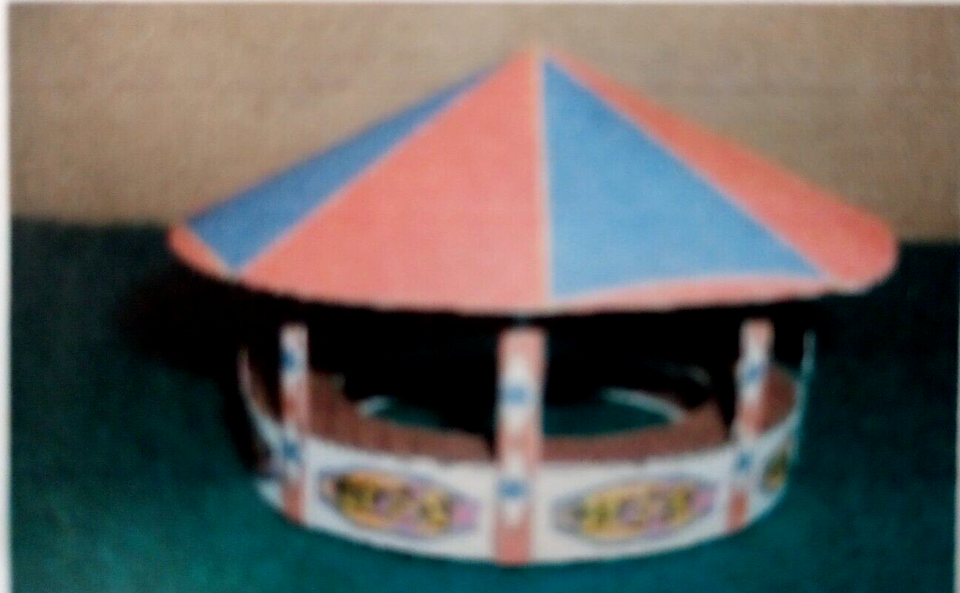 HO Scale Carnival Fair 3 Round Game Booths Card Kit U Build LEDs Rare ...