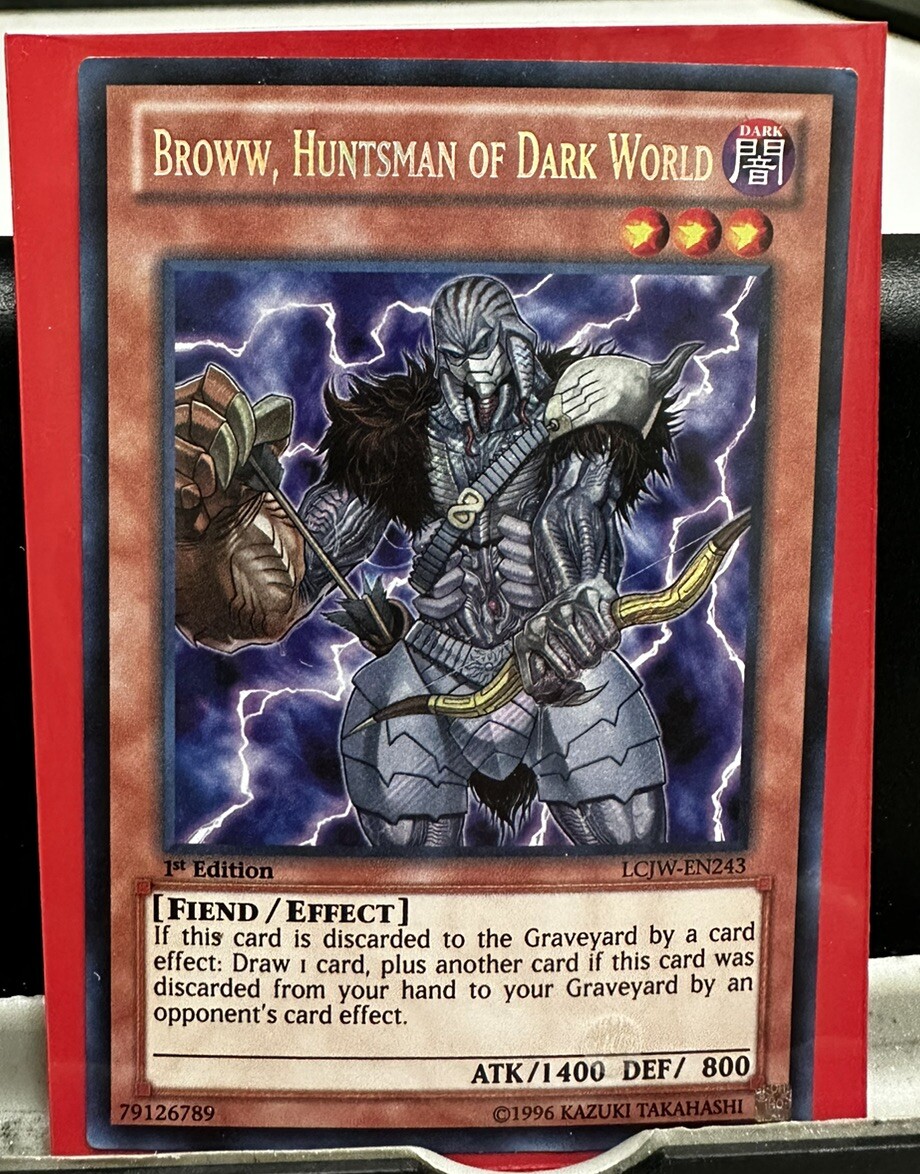Yu-Gi-Oh! TCG Broww, Huntsman of Dark World LCJW-EN243 Secret Rare | eBay