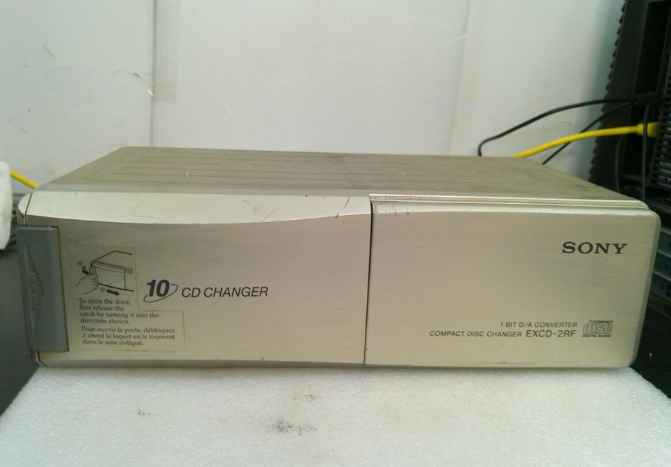 Sony EXCD-2RF 1 Bit D/A Converter 10 Compact Disc Changer NO AC ADAPTER ...