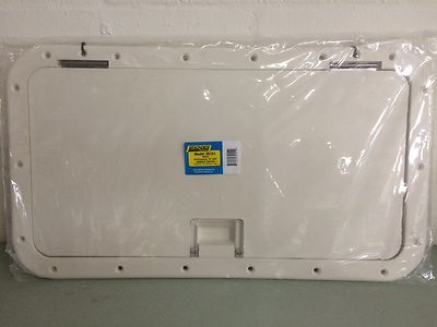 HATCH SEACHOICE 39151 RABUD 10X20 white poly MARINE HARDWARE BOAT DECK ...