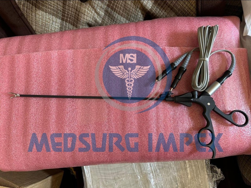 Φ5 x 330 mm Laparoscopic Bipolar Maryland Curved Dissecting forceps ...