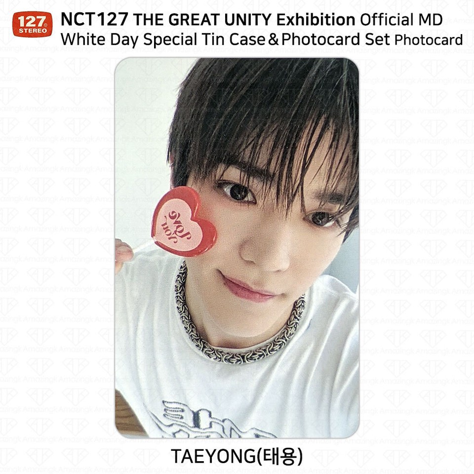 NCT127 The Great Unity Official MD White Day Tin Case Photocard Entry ...