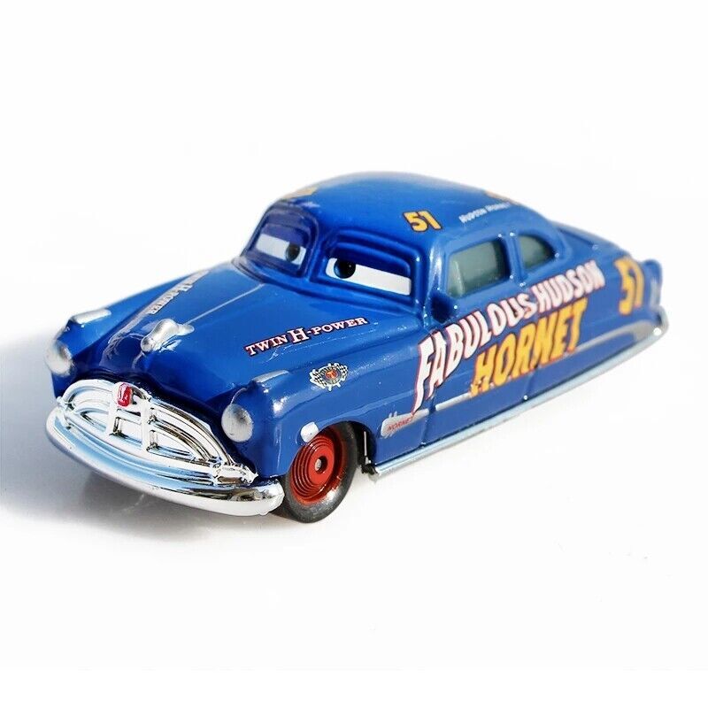 2-Car Disney Pixar Cars Doc Hudson & Fabulous Doc Hudson Diecast Toy ...