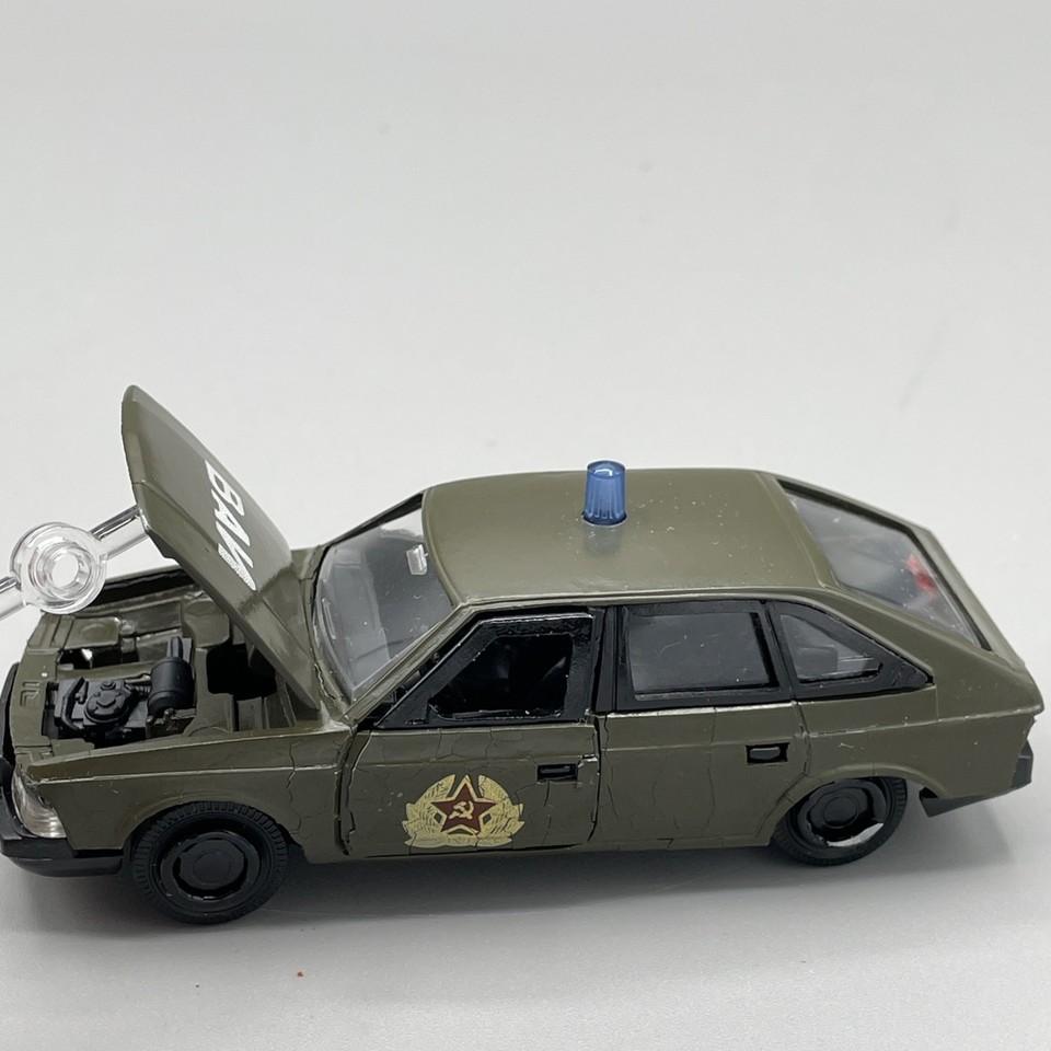 RARE Vintage Moskvich 2141 Aleko Police USSR CCCP Soviet Diecast 1:43 ...