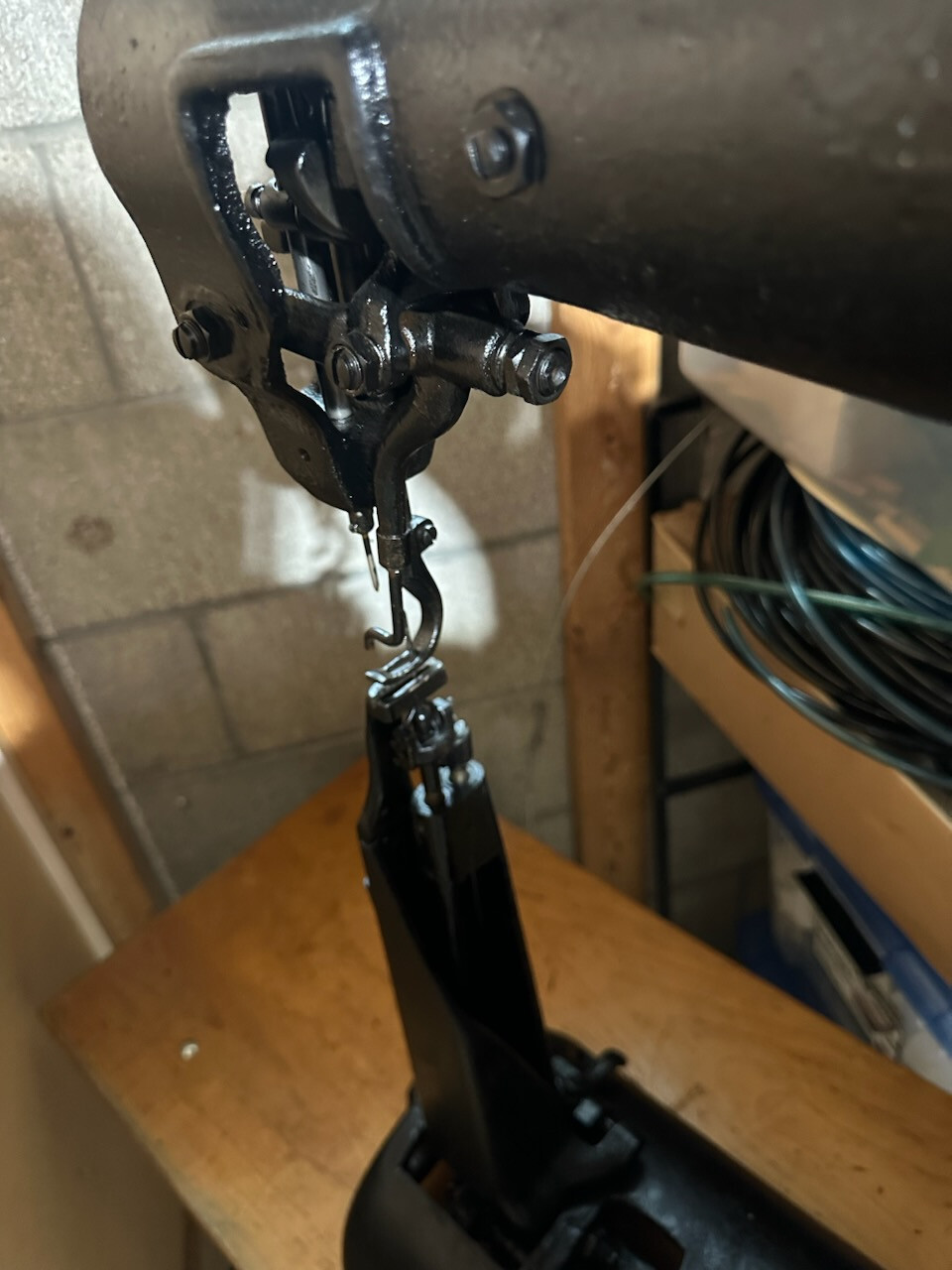 Puritan Industrial Sewing Machine Leather Beautiful Top Post | eBay