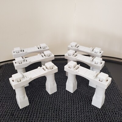 GEO TRAX GRAY ELEVATED RISERS (6) - CLEAN!! | eBay