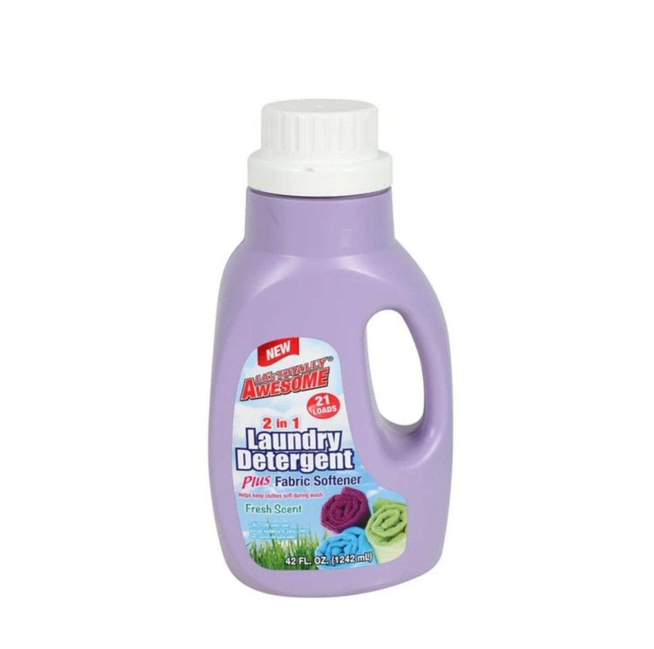 2 Count LA's Totally Awesome 42oz 2in1 Detergent & Fabric Softener ...