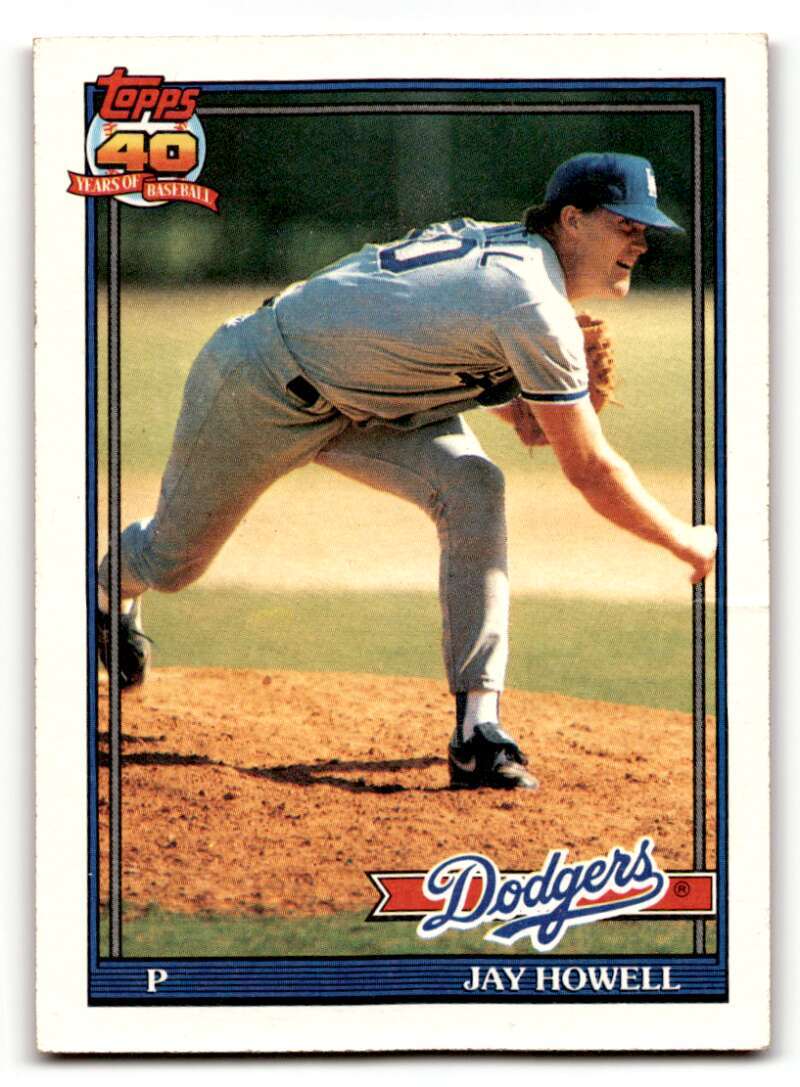 1991 Topps #770 Jay Howell Los Angeles Dodgers Baseball Cards EX/NM ID ...