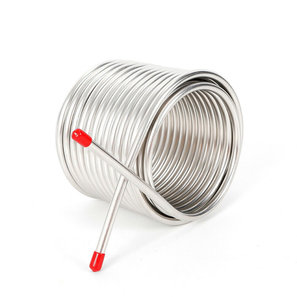 50' Wort Chiller Cooling Coil Pipe Home Brewing Beer Immersion ...