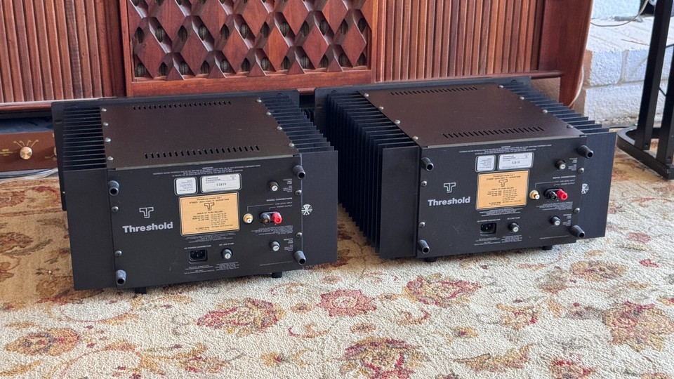 Vintage NOS Threshold SA-1 Mono Block Power Amplifier Pair - Ready to ...