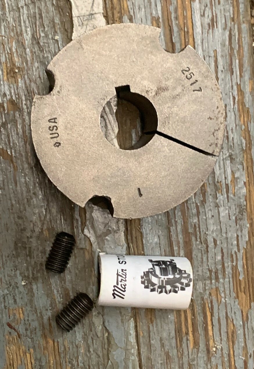 MARTIN 2517 1 TAPERED BUSHING WITH KEYWAY NEW IN FACTORY PACKAGE | eBay