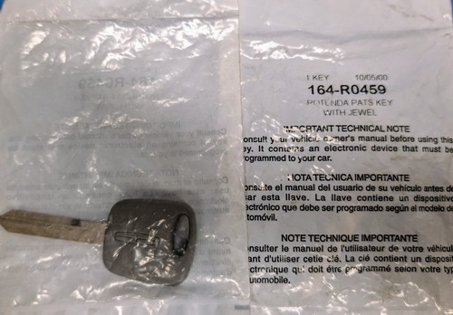 Genuine OEM Lincoln LS 00-02 Transponder Key 164-R0459 UNCUT | eBay