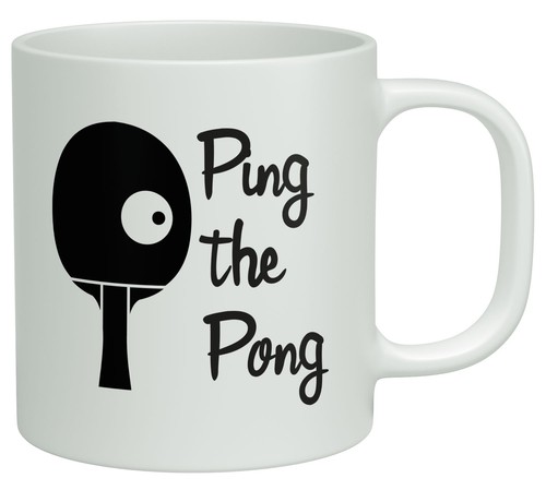 Ping the Pong White 10oz Novelty Gift Mug Cup | eBay