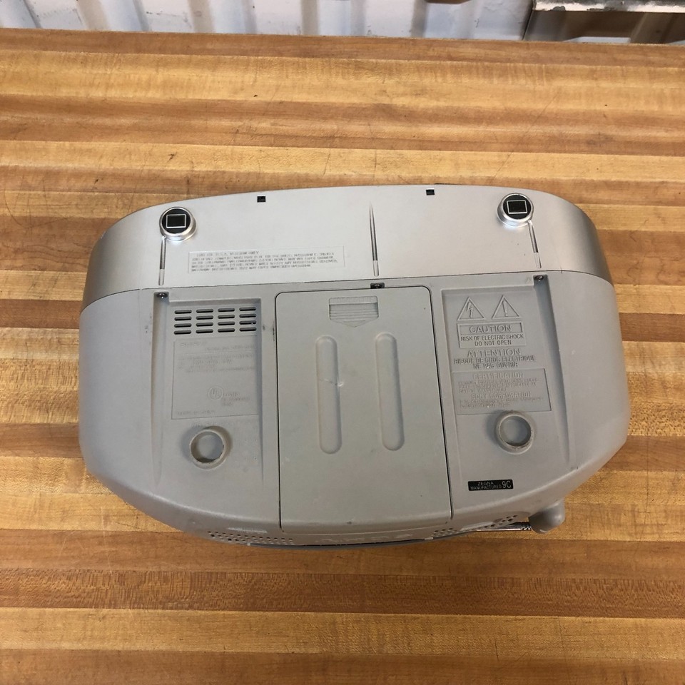 Sony CFD-S01 AM/FM Radio Cassette Recorder CD Player Boombox (WORKS) | eBay