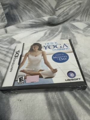 Quick Yoga Training (Nintendo DS, 2008) DSL DSI 3DS 2DS New Sealed ...