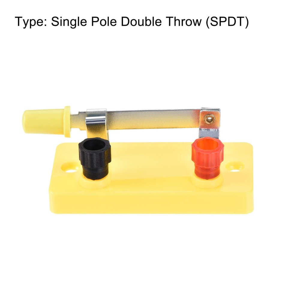 Single Pole Switch Single Pole Single Throw (SPST) Switch Yellow ...