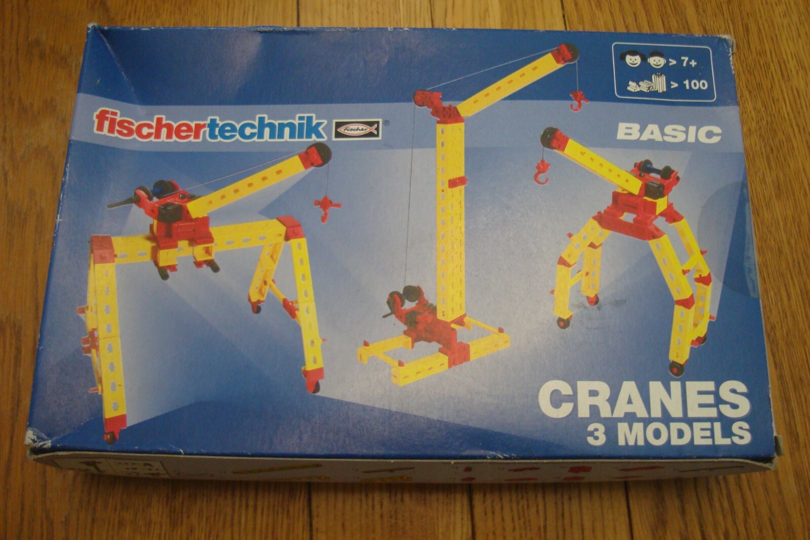 Fischer Technik Cranes, 100 pieces, make 3 types of Crane Models, Top ...