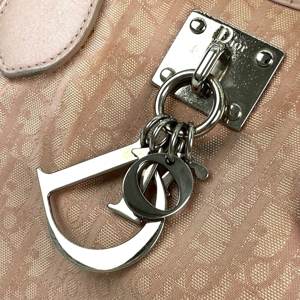 DDP Authentic Dior Pink Trotter Romantique Monogram Hand Bag Rare Y2K ...