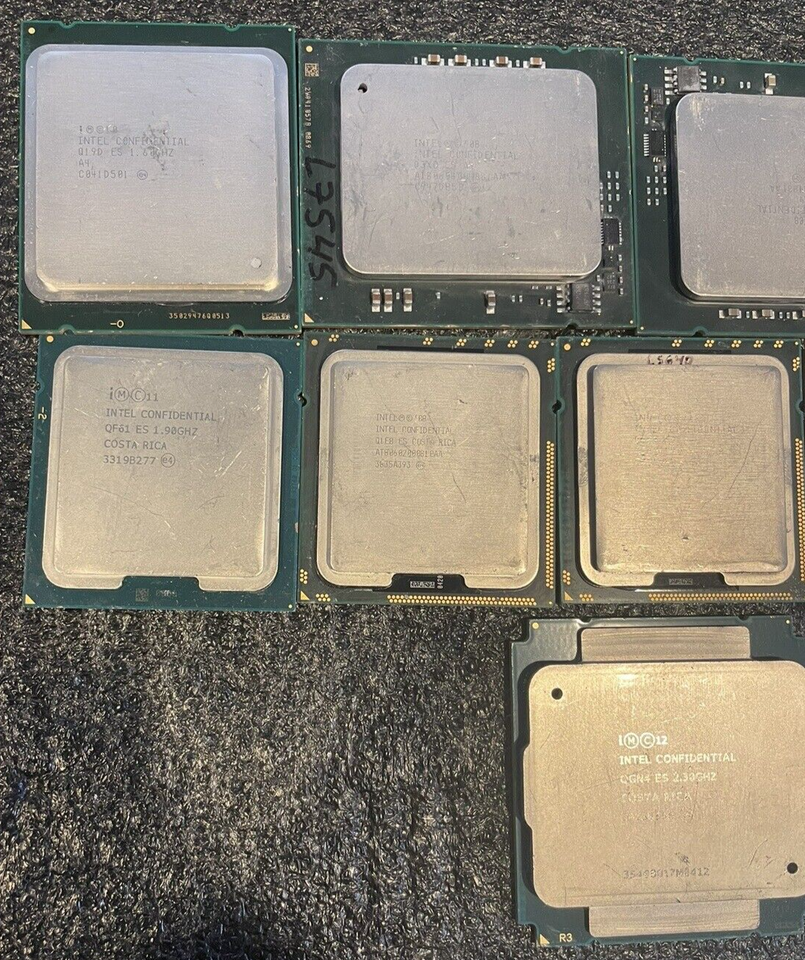 Lot of 10 - Intel Xeon Engineering Samples ES Qualifiers | eBay