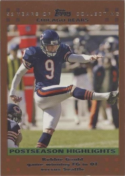 2007 Topps - Postseason Highlights Copper #434 Robbie Gould /2007 for ...