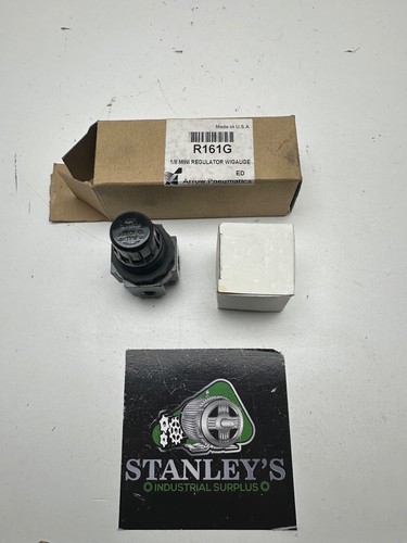 Arrow Pneumatics R161 1/8 Pressure Regulator W/ Gauge New | eBay