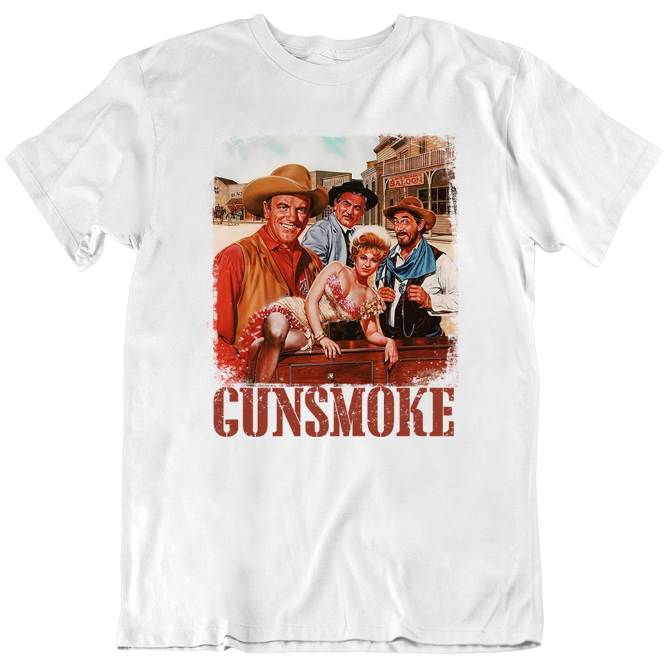 Gunsmoke American Tv Show Retro T Shirt Tee Gift New | eBay