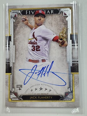 Jack Flaherty 2018 Topps Five Star Rookie Autograph #FSA-JF RC Auto ...
