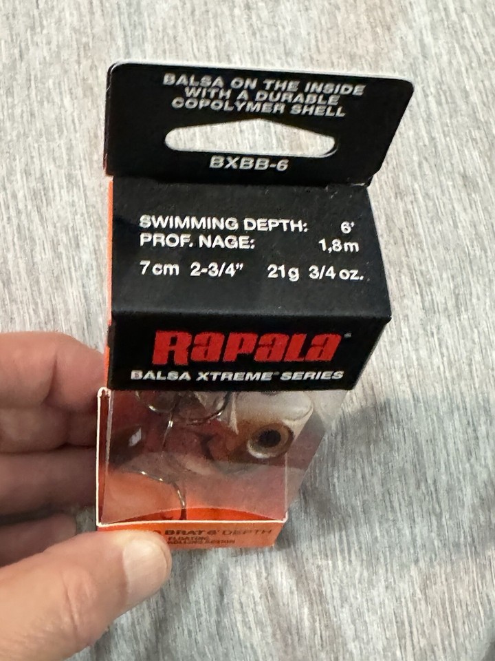 Rapala BX Mid Brat Crank Bait BXMB-5 3/4 oz 2 3/4" Blaze | eBay