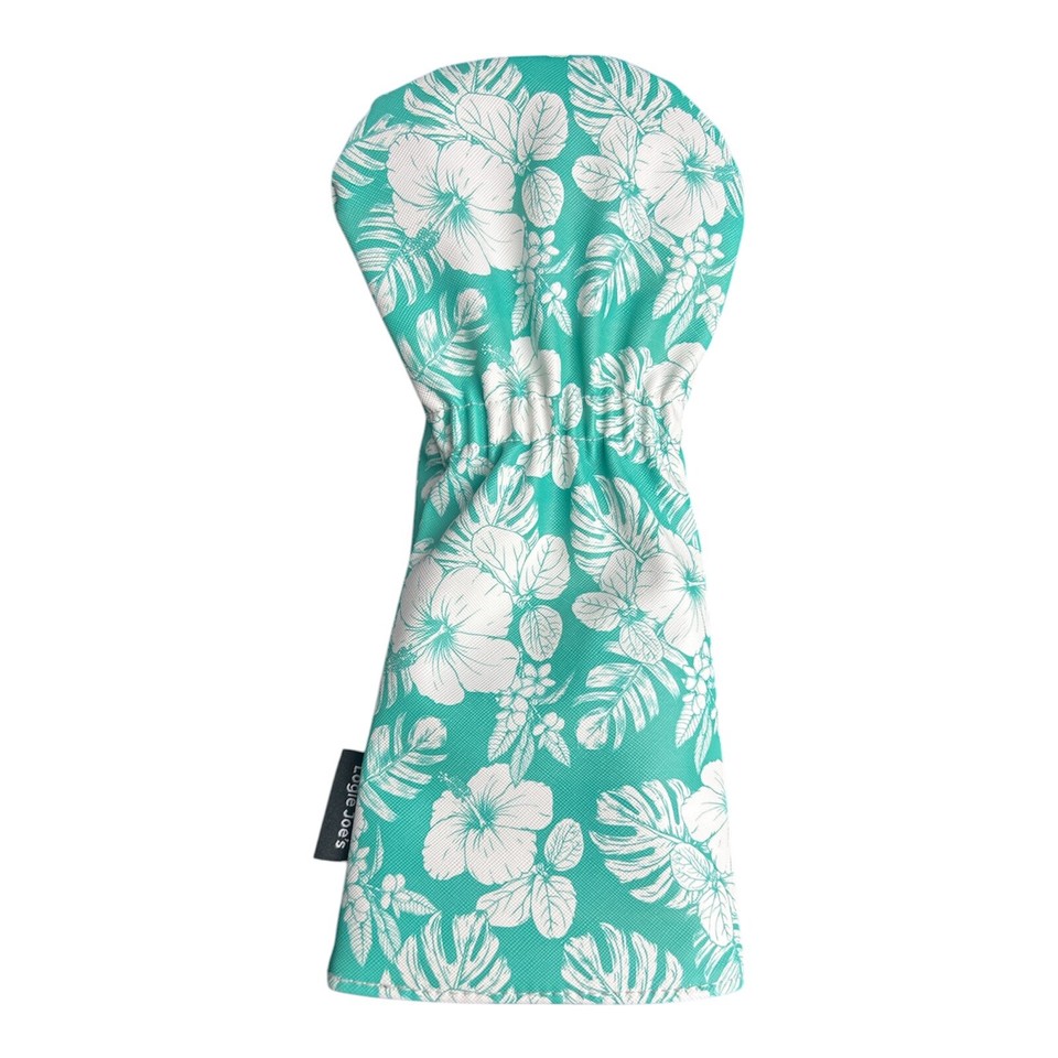 Teal Floral Hawaiian Driver Headcover Universal Flower | eBay