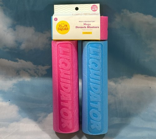 Max Liquidator Mega Water Blasters 2pk *Sun Squad* Pink & Lite Blue ...