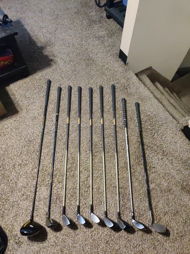 MG Golf Senior Flex 9 Club Set Driver Wood Hybrids Wedges Left Handed | eBay