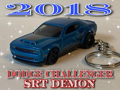 2018 BLUE DODGE CHALLENGER SRT DEMON CUSTOM KEY CHAIN🔥🔥 | eBay