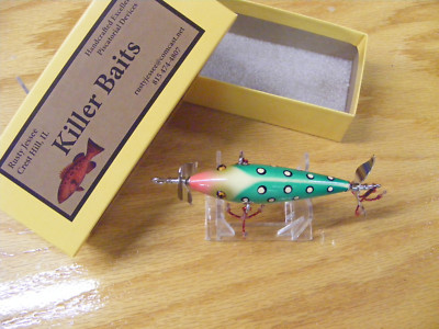 Killer Baits Rusty Jessee Heddon 100 Style Glasseye 3 Hooker in Green ...