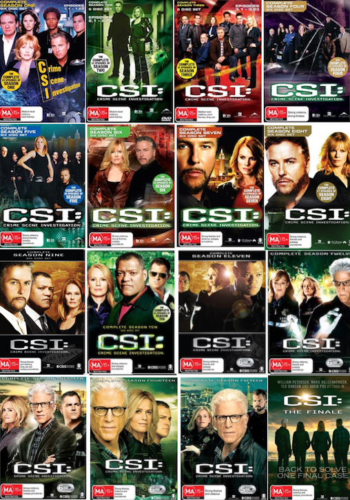 CSI : Complete Series Season 1-15 + The Finale : NEW DVD | eBay