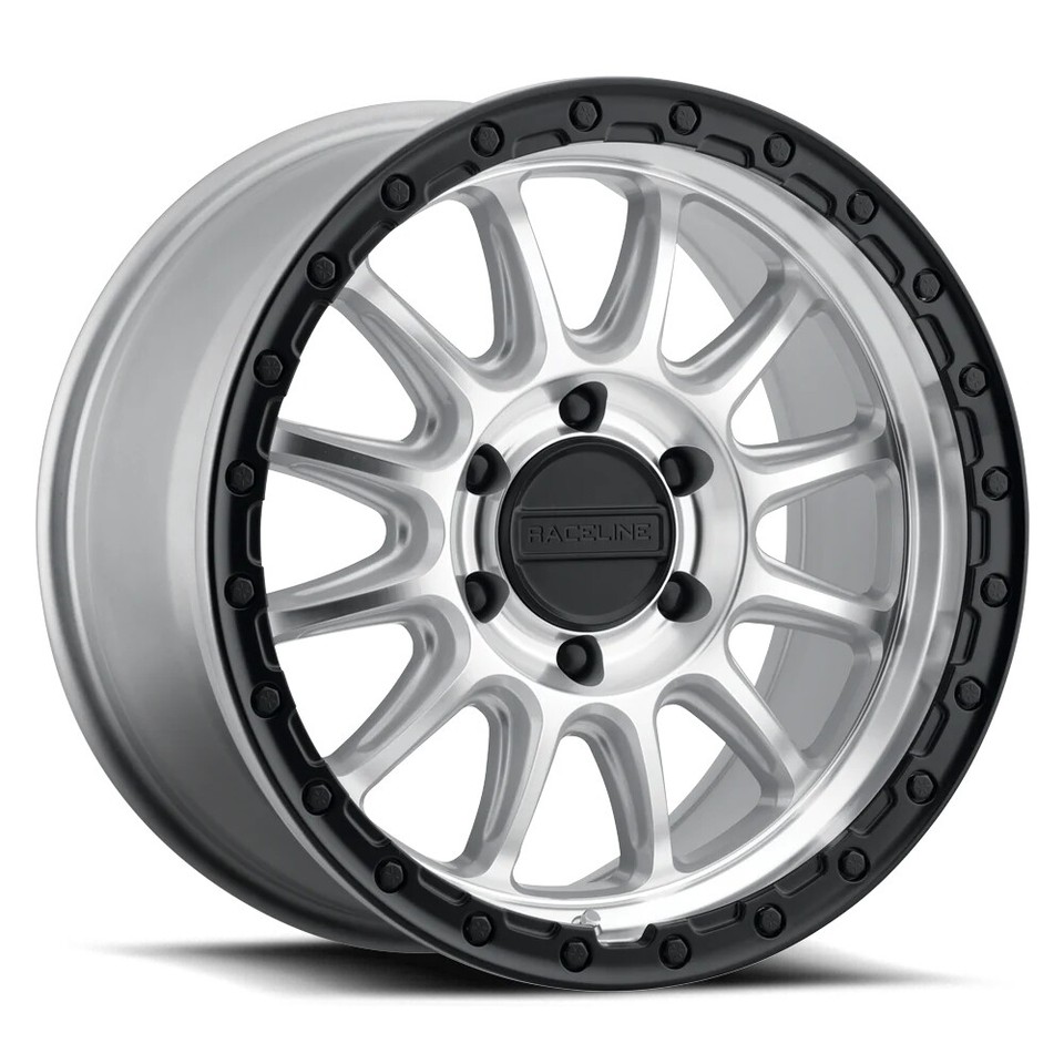 18x9 +18 Raceline 960MB Alpha Truck 5x150 Machined Black Ring Wheels ...