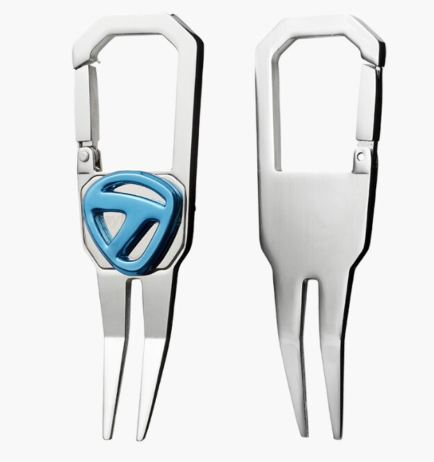 TaylorMade Carabiner Divot Tool Ball Marker Green Repair Set TB667 Blue ...