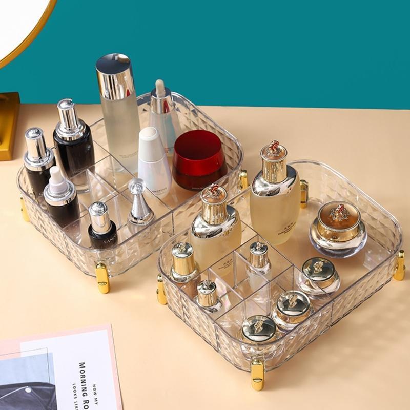 Clear Makeup Storage Box Multifunction Container Lipstick Cosmetic ...