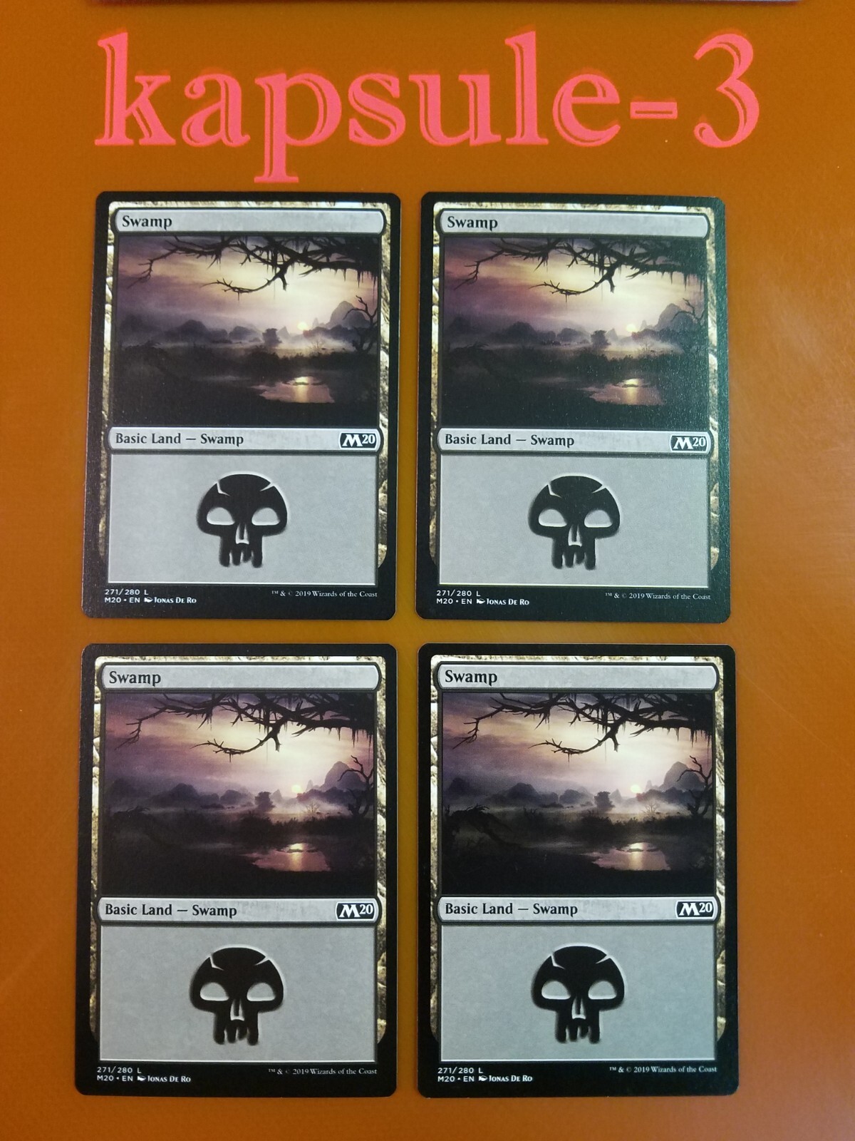 4x Swamp | Basic Land 271/280 | M20 Core Set 2020 | MTG Magic Cards | eBay