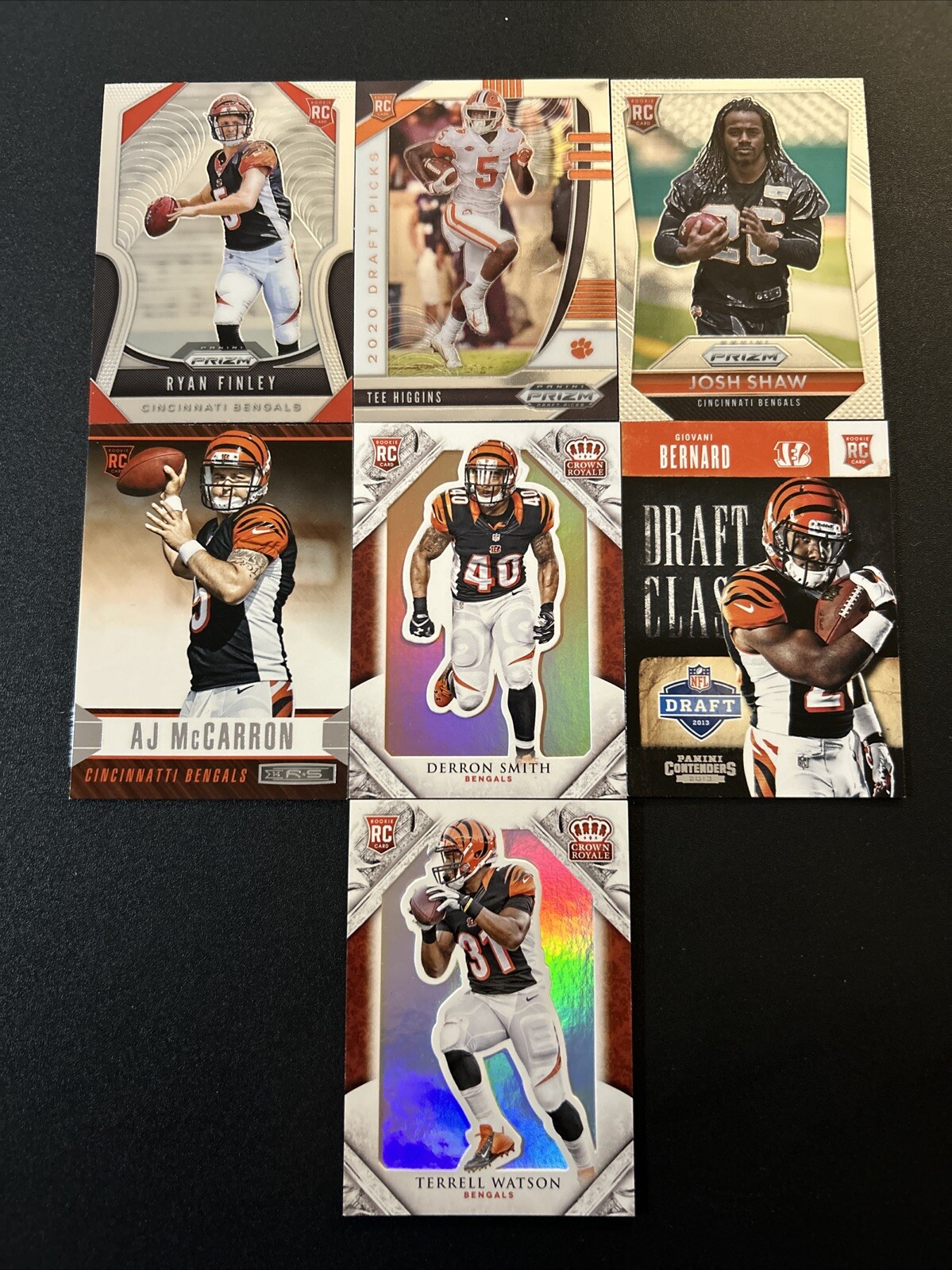 Cincinnati Bengals Rookie Lot (7 Cards) - Panini Football (L132) | eBay